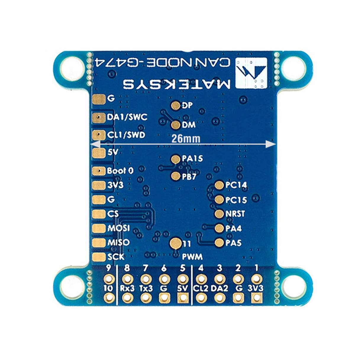 Matek AP_Periph CAN Node CAN-G474 – Phaser FPV