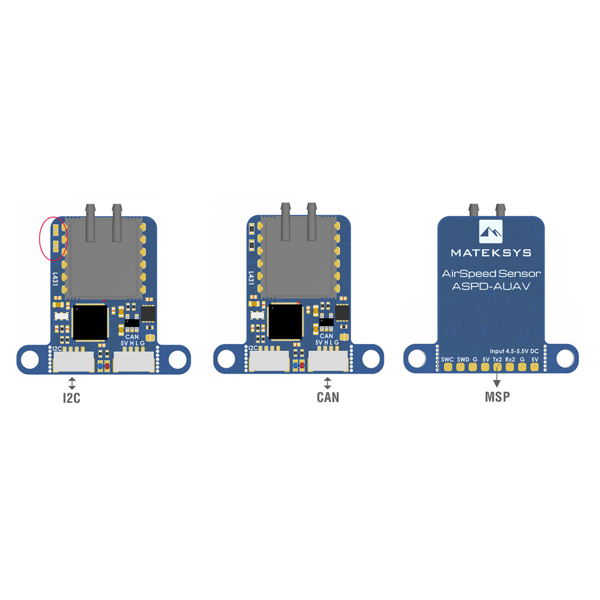 Matek Digital Airspeed Sensor ASPD-AUAV – Phaser FPV