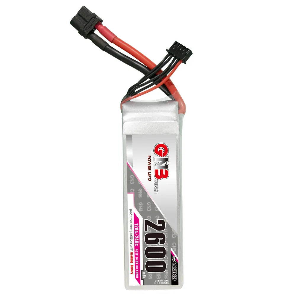 GAONENG GNB 4S 14.8V 2600mAh 120C XT60 LiPo Battery [DG] – Phaser FPV