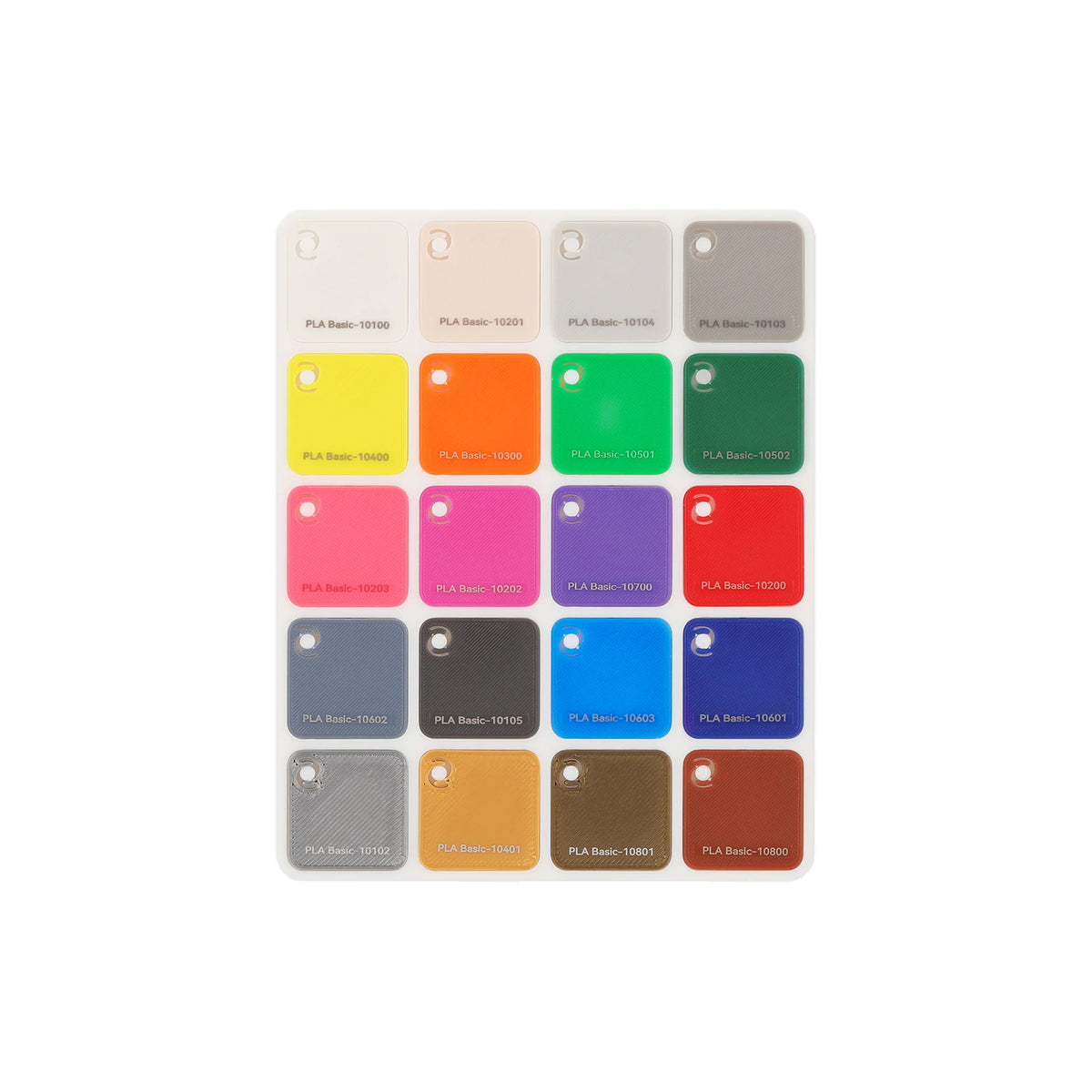 Bambu Lab Filament Swatches NEW – Phaser FPV