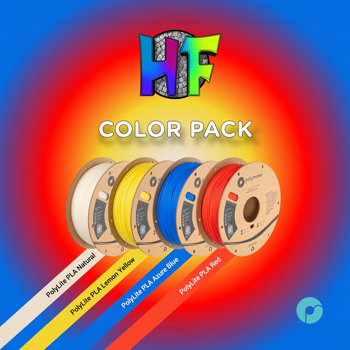 Polymaker Polymaker HueForge Colour Set Filament 1.75mm – Phaser FPV