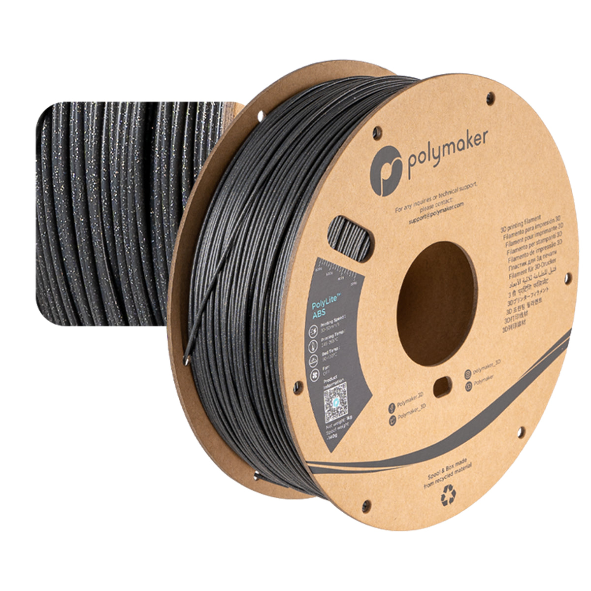 Polymaker PolyLite ABS Galaxy 1.75mm Filament 1kg – Phaser FPV