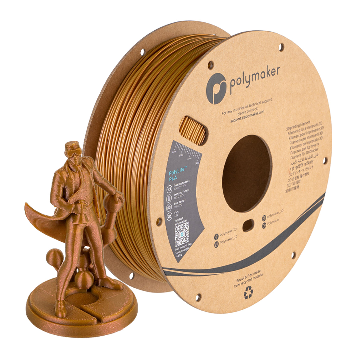 Polymaker Polylite Starlight PLA 1.75mm Filament 1kg – Phaser FPV