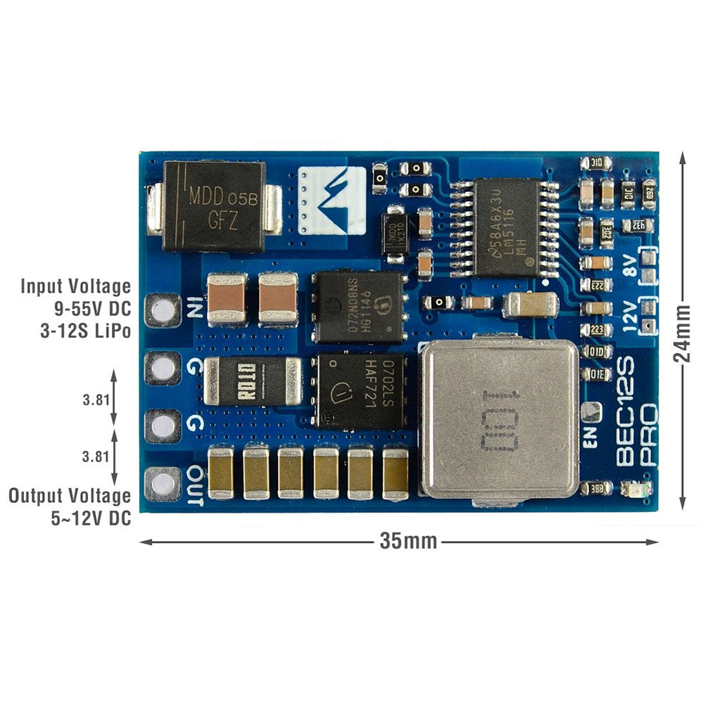 Matek BEC12S-PRO | Buy BEC12S-PRO in Australia – Phaser FPV