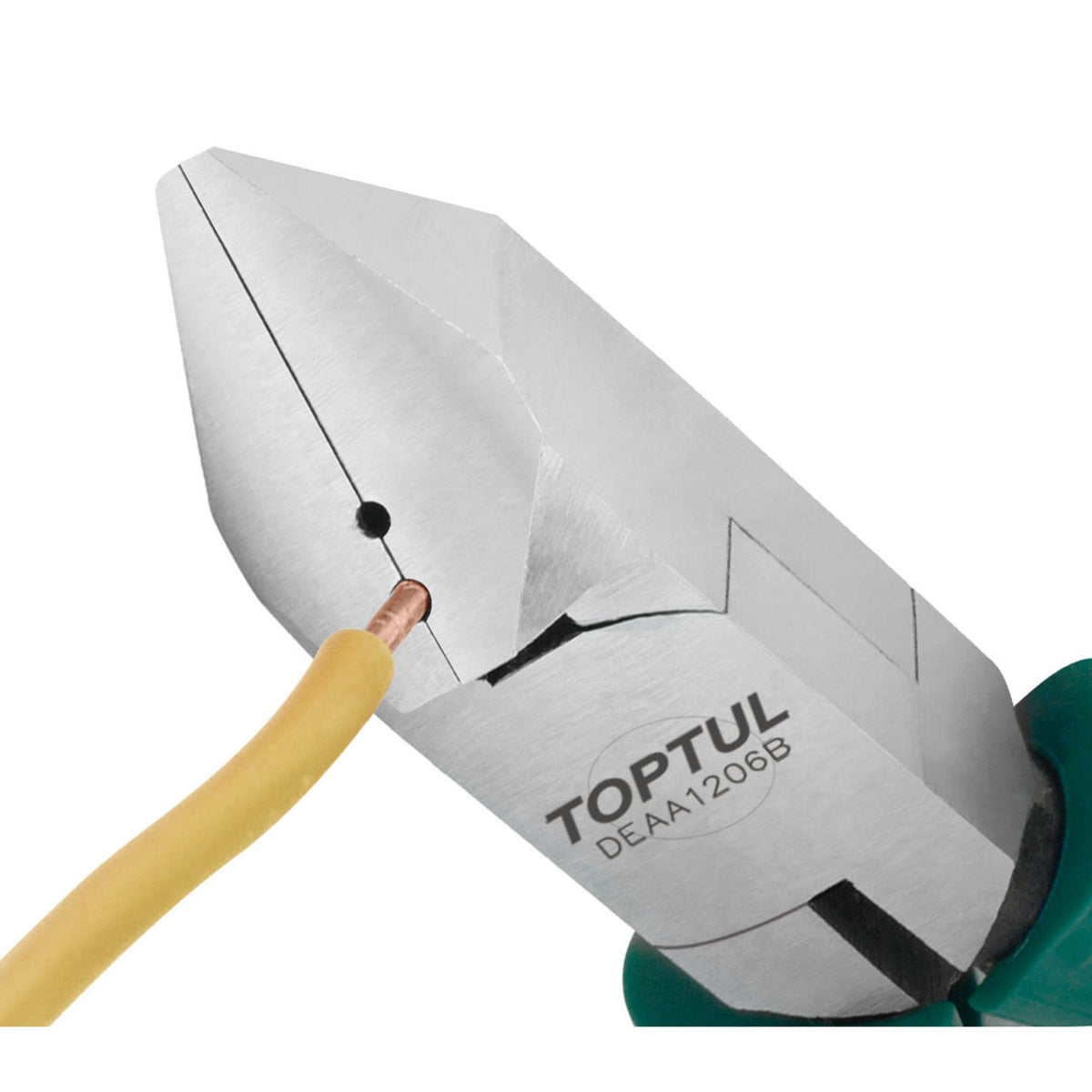 Toptul DEAA1206B Slant Edge Cutting Pliers with Wire Stripper 6 ...